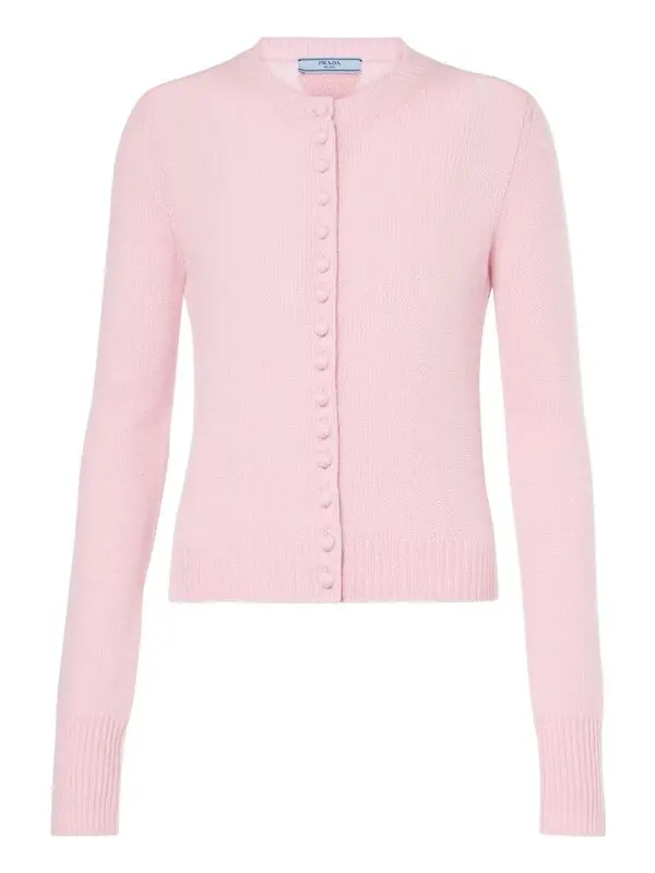 Prada Cashmere Cardigan - Pink