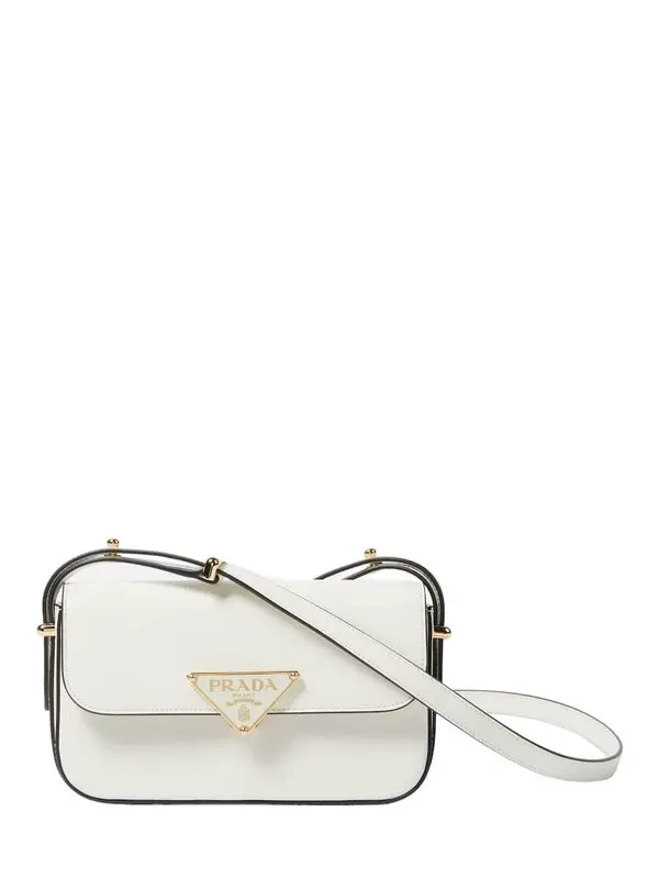 Prada Leather Shoulder Bag - White