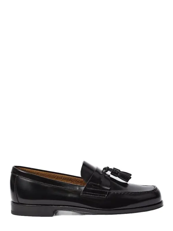 Prada Leather Loafers - Black