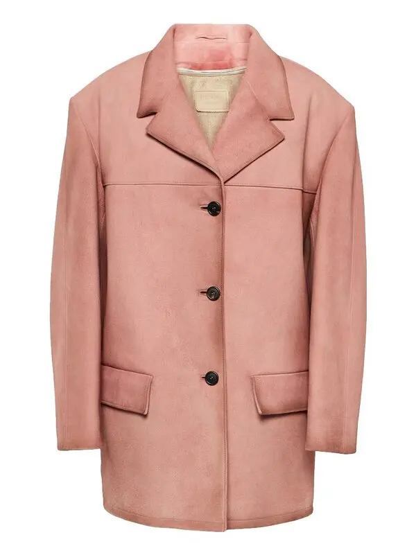 Prada Suede Jacket - Pink
