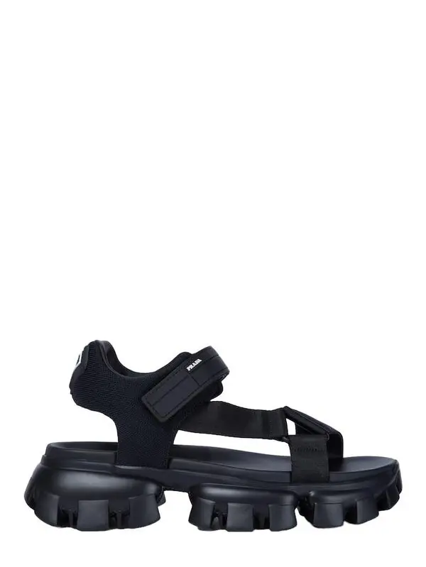 Prada Cloudbust Thunder Sandals - Black