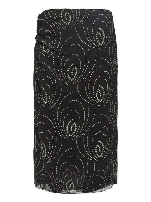 Prada High-rise Pencil Skirt - Black