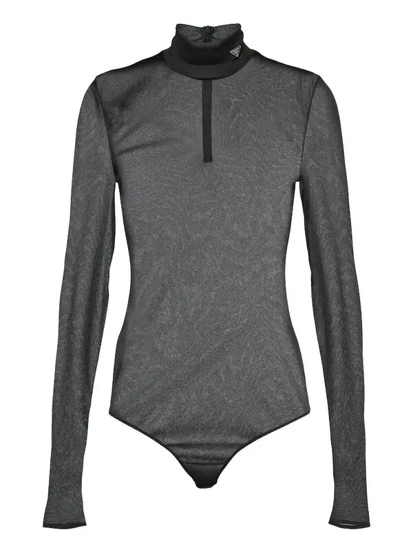 Prada Jersey Bodysuit - Black
