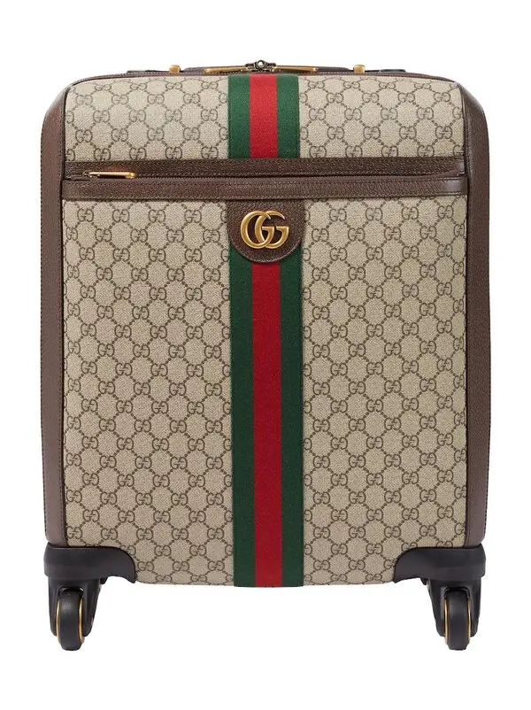 Gucci Savoy Gg Canvas Carry-on Suitcase - Multicoloured