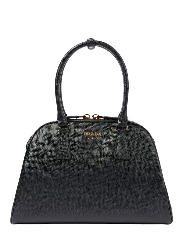 Prada Saffiano Leather Medium Tote - Black
