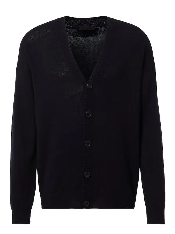 Prada Cashmere Cardigan - Blue