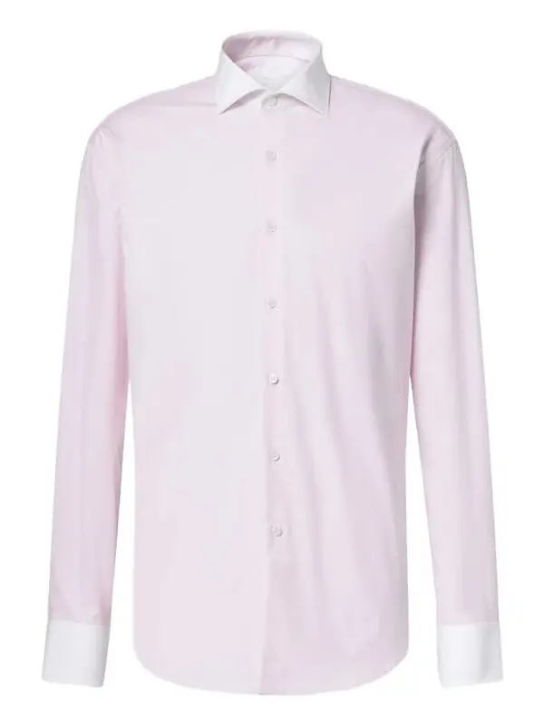 Prada Cotton Oxford Shirt - Pink