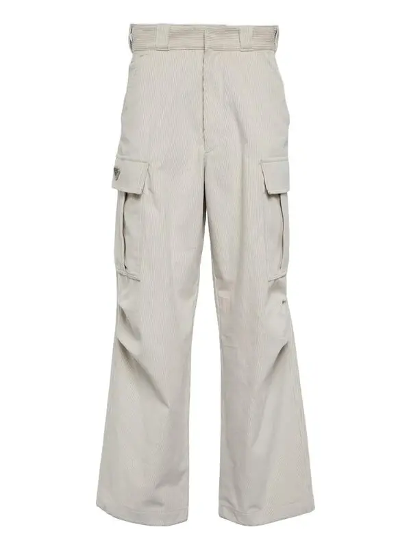 Prada Cotton Cargo Pants - White
