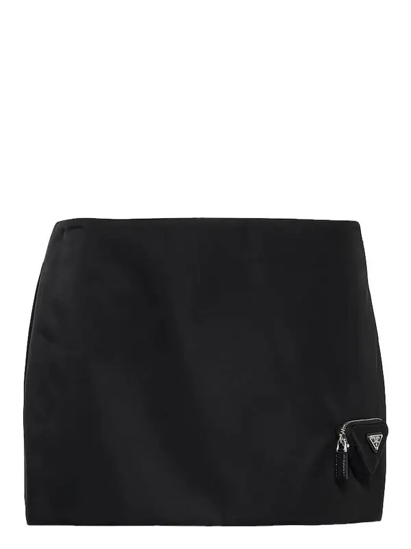 Prada Low-rise Miniskirt - Black
