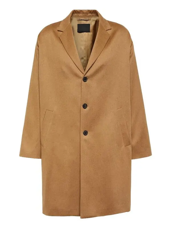 Prada Camel Hair Coat - Beige