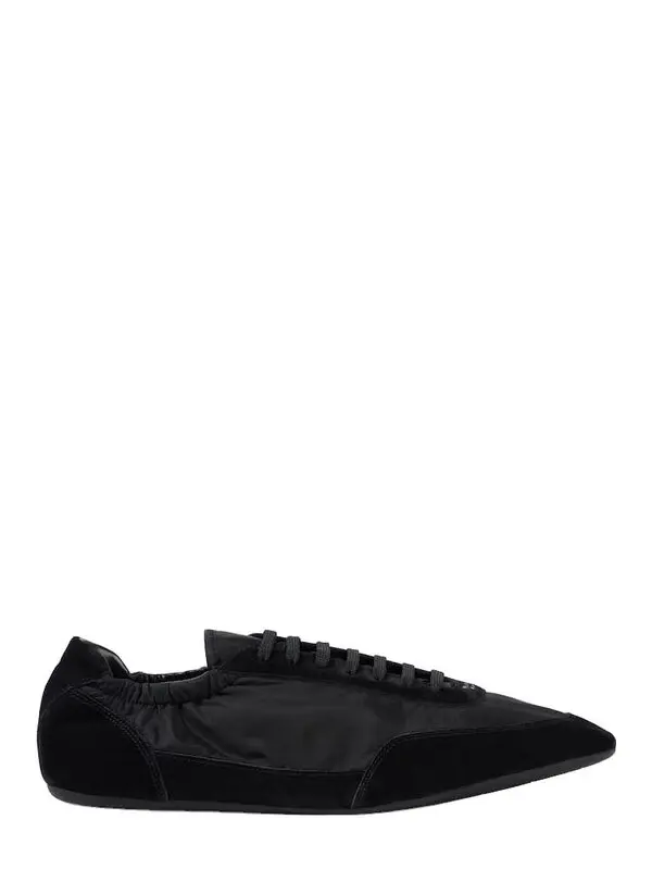 Prada Collapse Re-nylon And Suede Sneakers - Black