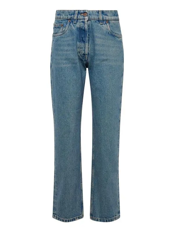 Prada Mid-rise Straight Jeans - Blue