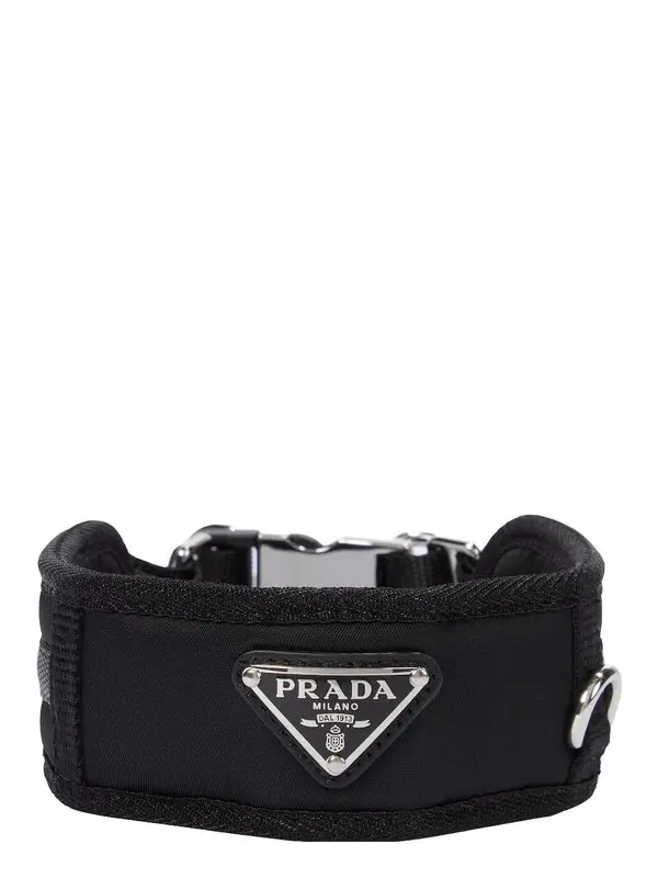 Prada Re-nylon Dog Collar - Black