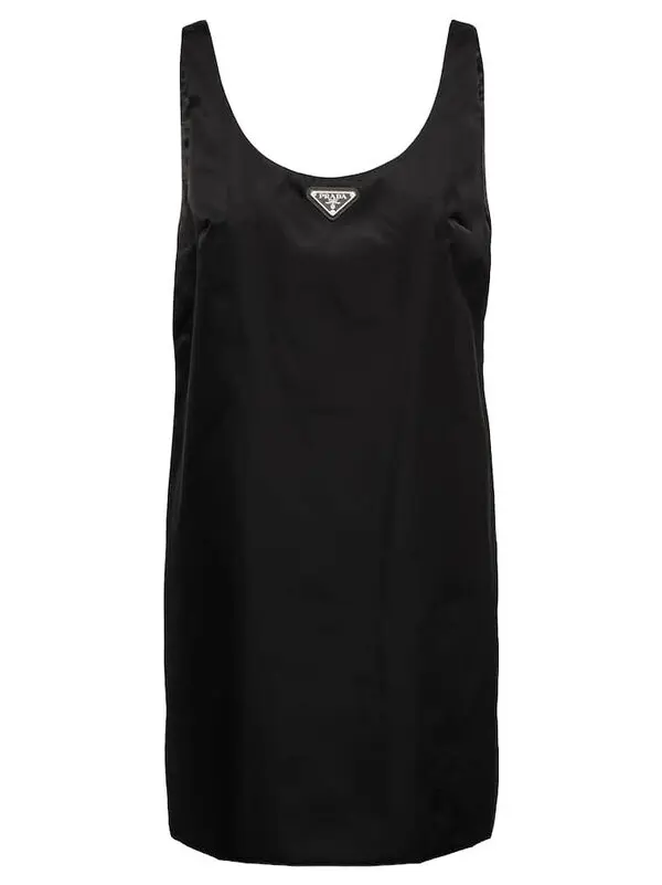 Prada Re-nylon Minidress - Black