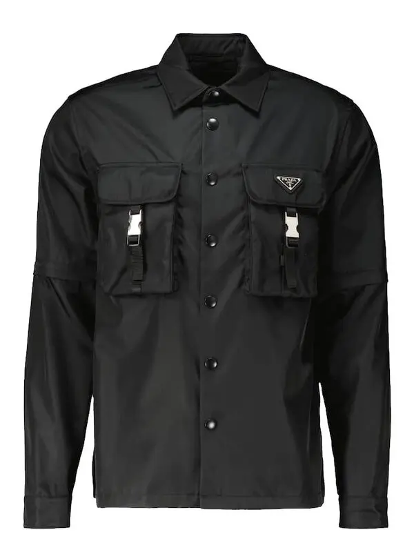 Prada Re-nylon Shirt - Black