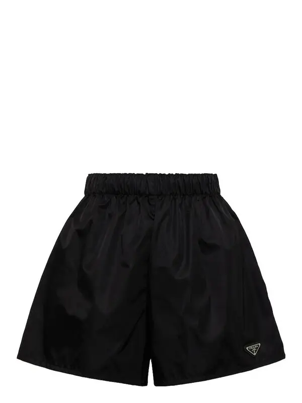 Prada Re-nylon High-rise Shorts - Black