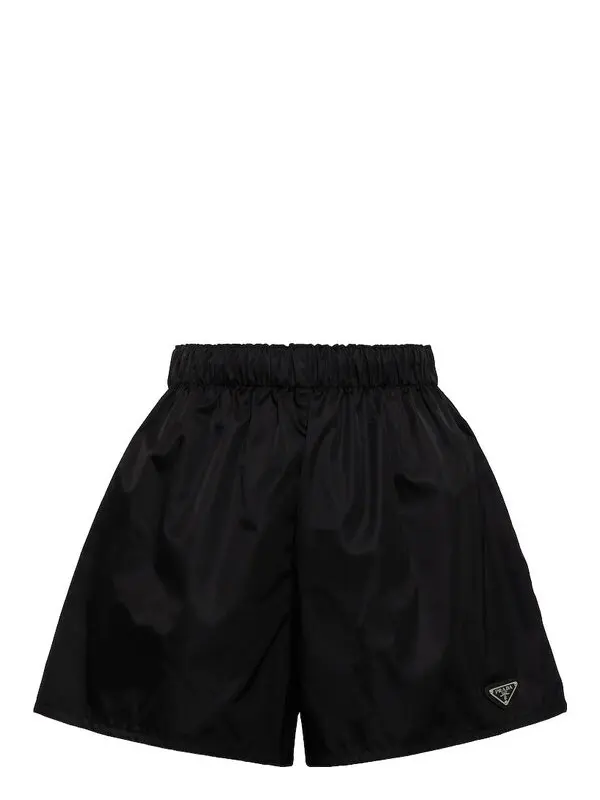 Prada Re-nylon High-rise Shorts - Black