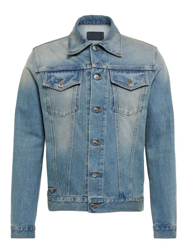 Prada Denim Trucker Jacket - Blue