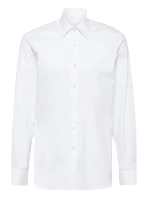 Prada Cotton-blend Shirt - White