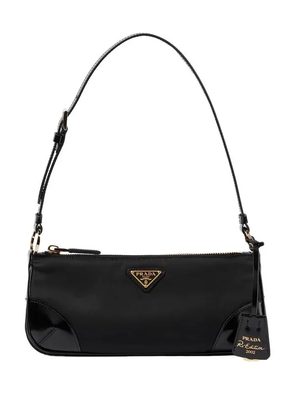 Prada Re-edition 2002 Re-nylon Shoulder Bag - Black