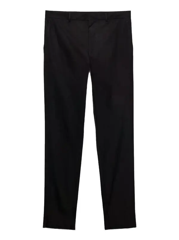Prada Cotton Poplin Trousers - Black