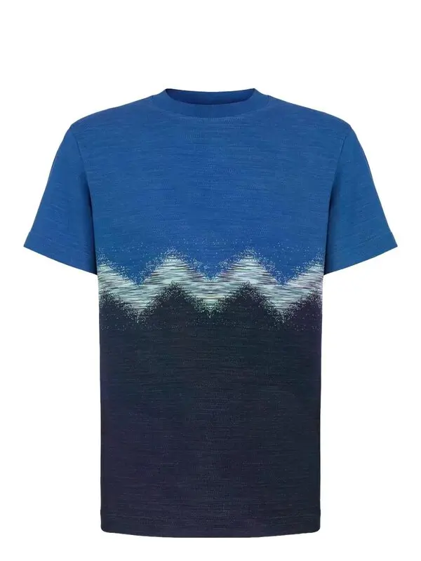Missoni Zigzag-print T-shirt - Blue