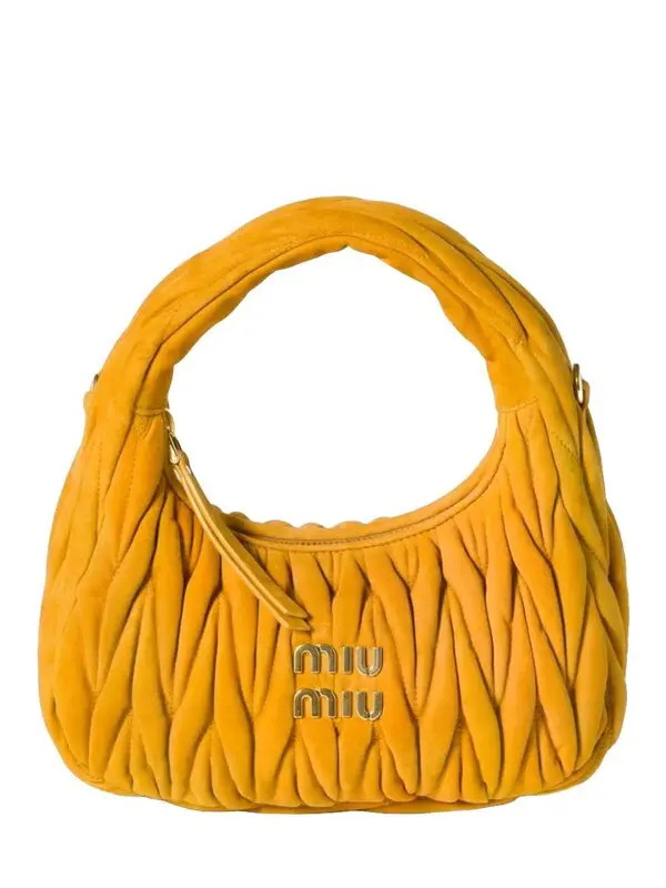 Miu Miu Matelassé Tote Bag - Yellow