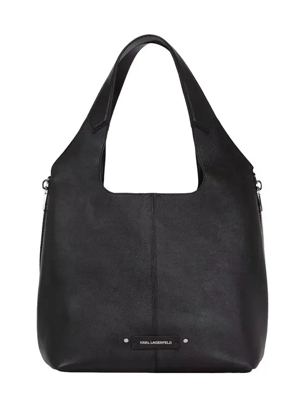 Karl Lagerfeld Leather Tote - Black
