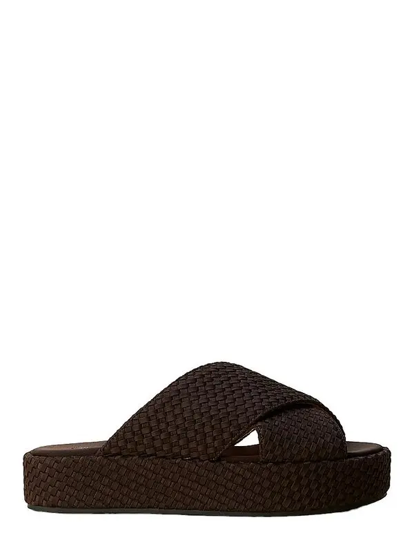 NAGHEDI Laguna Platform Sandals - Chocolate