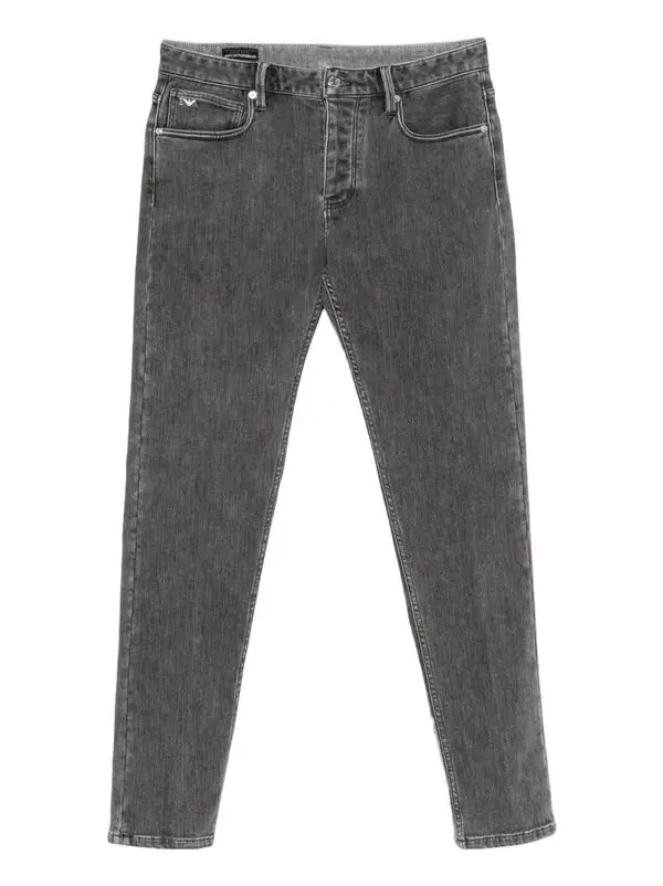 Emporio Armani Denim Cotton Jeans - Grey