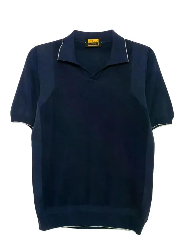 SVEVO Cotton Polo T-shirt - Blue