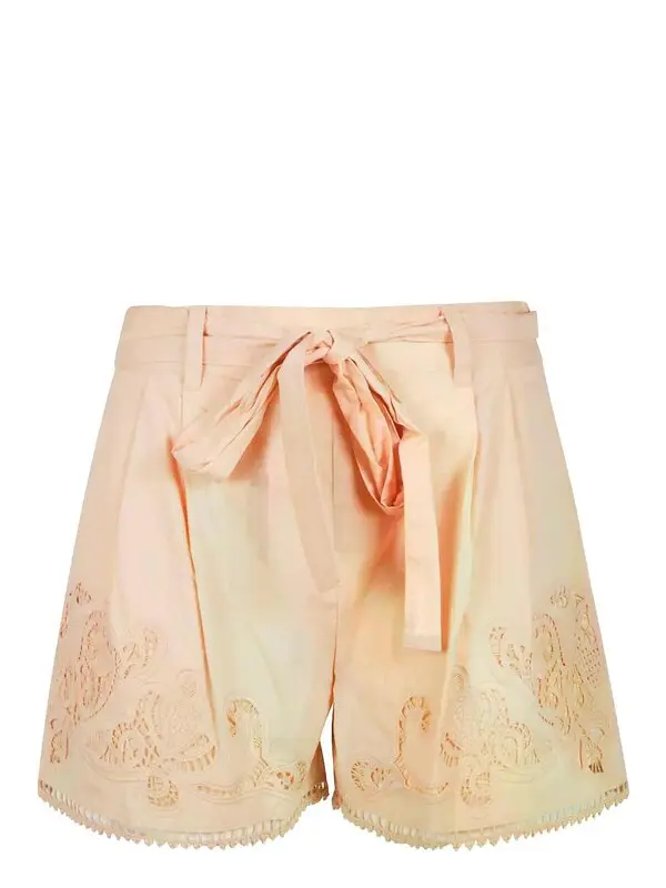 TWINSET Embroidered Shorts - Pink