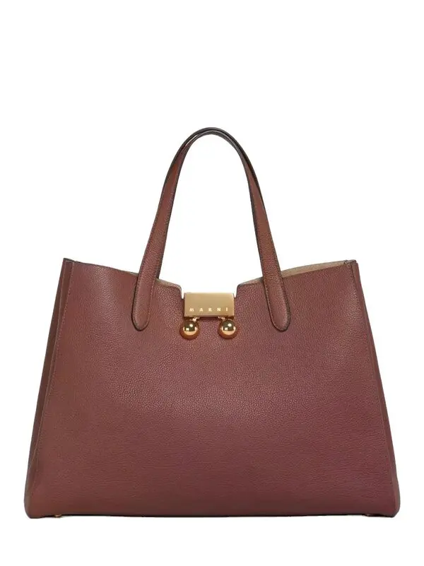 Marni Trunkaroo Medium Tote - Brown