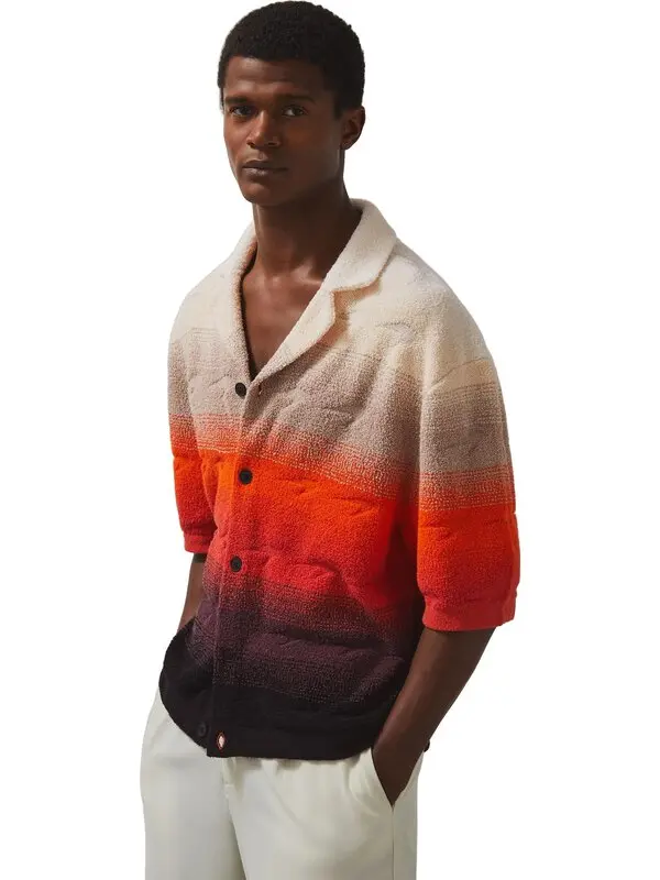 REISS X Mclaren F1 Teamreiss Pacific Mclaren F1 Team Towelling Logo Shirt - Multi