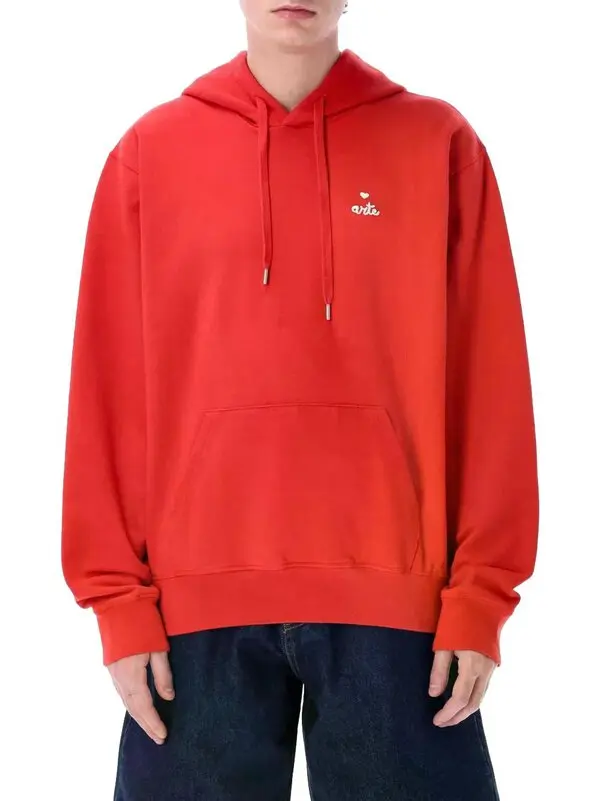 ARTE ANTWERP Heart Logo Hoodie - Red