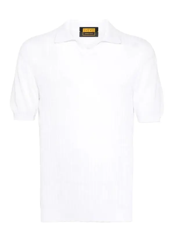SVEVO Cotton Polo T-shirt - White