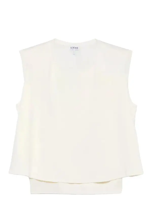 Loewe Anagram Vest - Neutrals