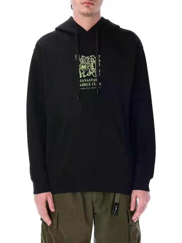 MANASTASH Mpc Graphic-print Hoodie - Black