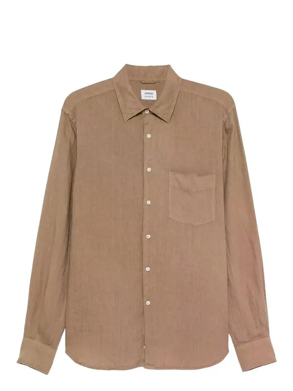 Aspesi Linen Shirt - Brown