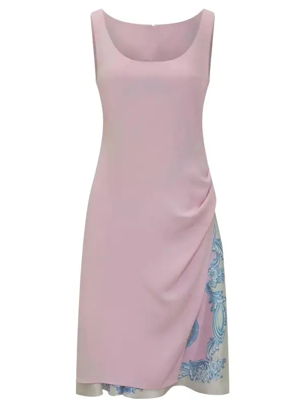 Versace Draped Mini Dress - Pink