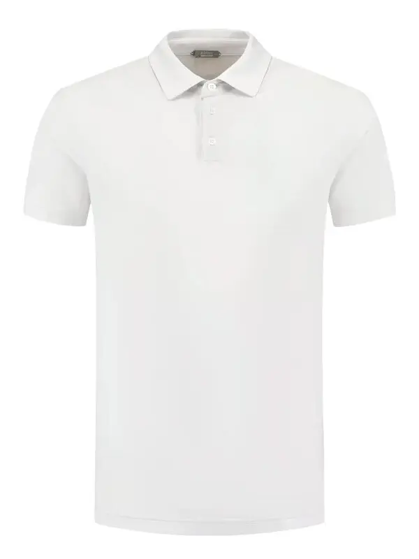 ZANONE Piqué Polo Shirt - White