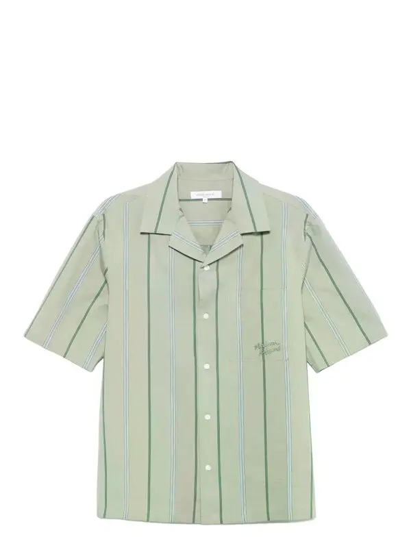 Maison Kitsuné Striped Shirt - Green
