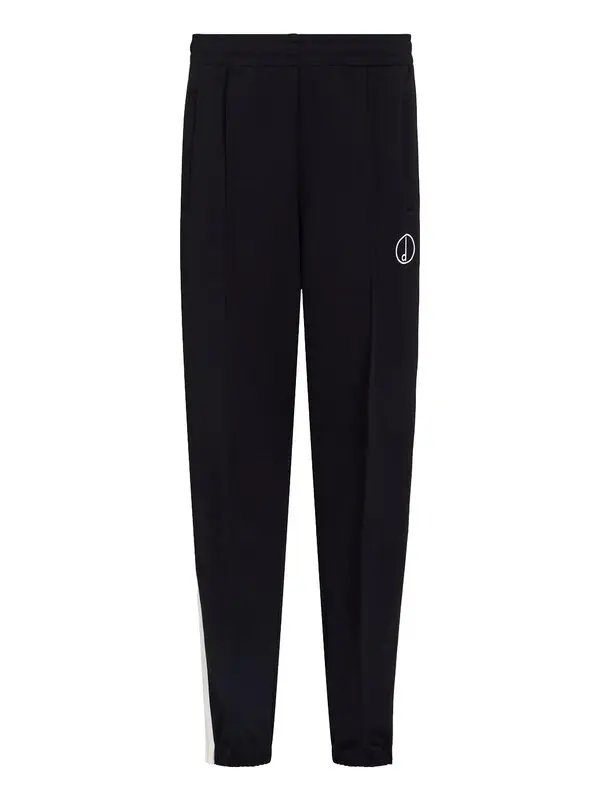 Dunhill Striped Jersey Track Pants - Black