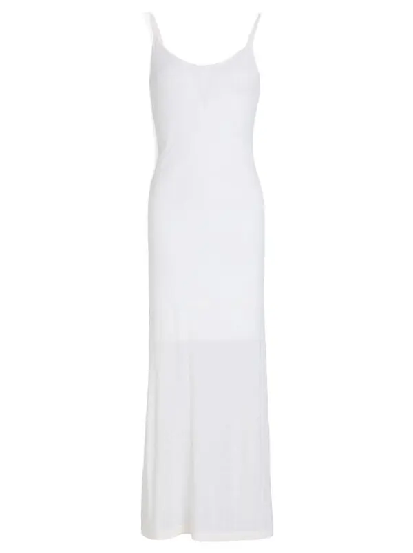 Alice + Olivia Kalisa Wool-blend Midi Dress - Ivory
