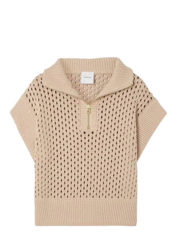 Varley Gaines Cotton Pullover - Brown