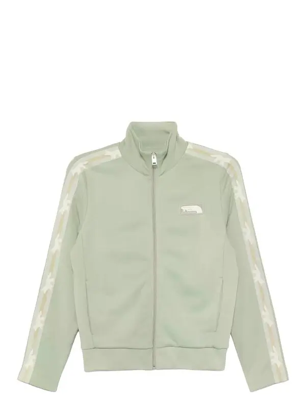 Maison Kitsuné Stripe-detail Jacket - Green