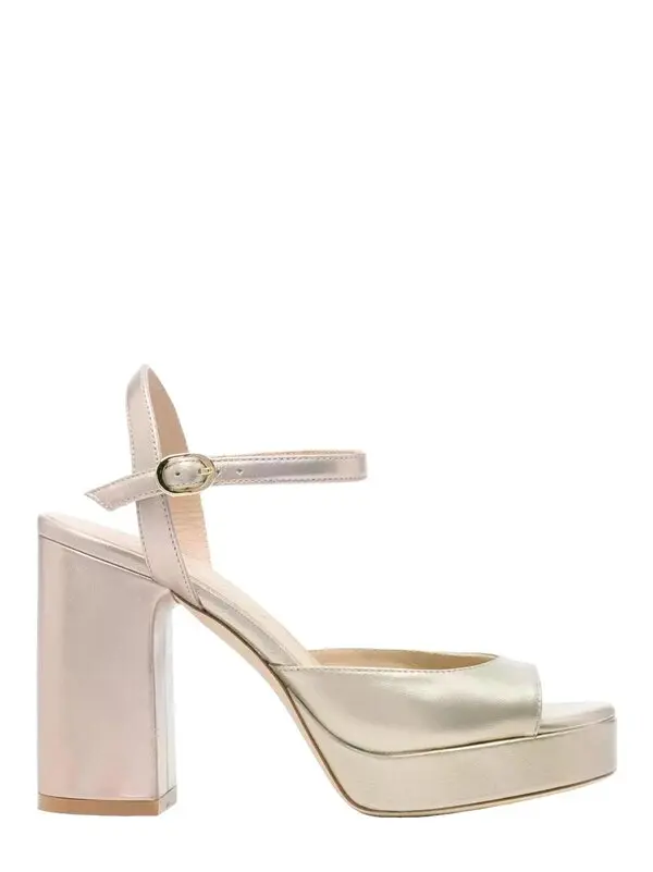 STUART WEITZMAN 95mm Dayna Sandals - Gold