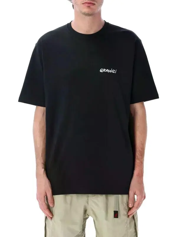 Gramicci Snail-print T-shirt - Black