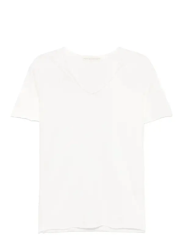 FORME D'EXPRESSION V-neck T-shirt - Neutrals