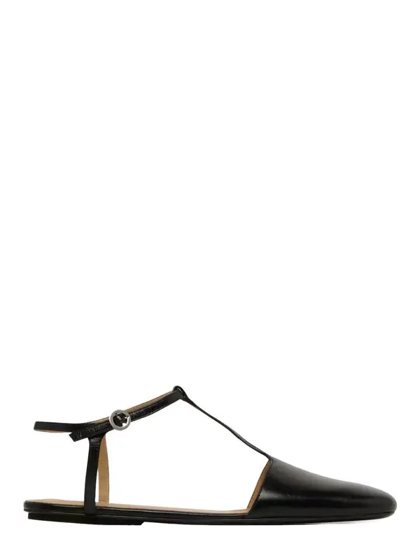 Marsèll Distesa Leather Flat Pumps - Black